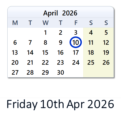 10 April 2026: History, News, Top X Posts & Day Info - EU