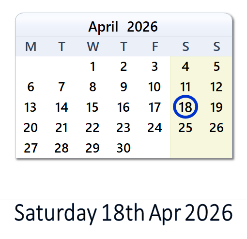 18 April 2026: History, News, Top X Posts & Day Info - UK