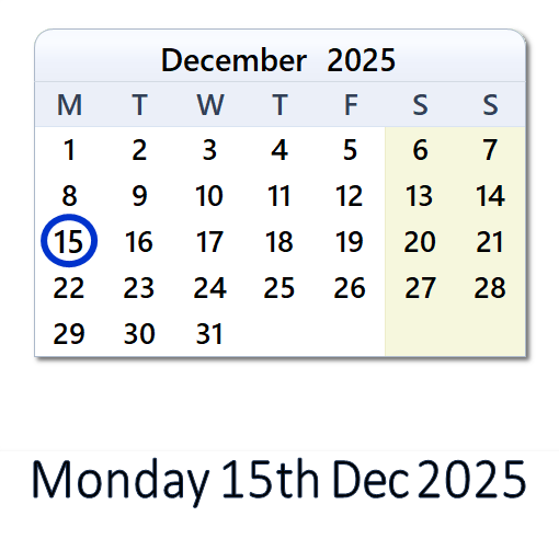 15 December 2025: History, News, Top X Posts & Day Info - EU