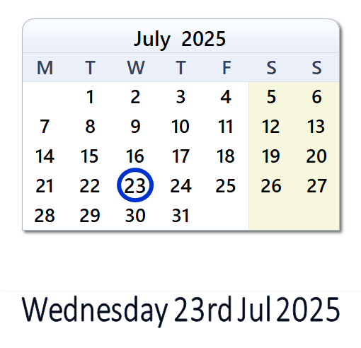 23 July 2025: History, News, Top X Posts & Day Info - IN
