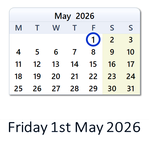 1 May 2026: History, News, Top X Posts & Day Info - UK