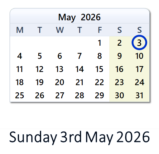 3 May 2026: History, News, Top X Posts & Day Info - UK