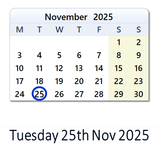 25 November 2025: History, News, Top X Posts & Day Info - IN