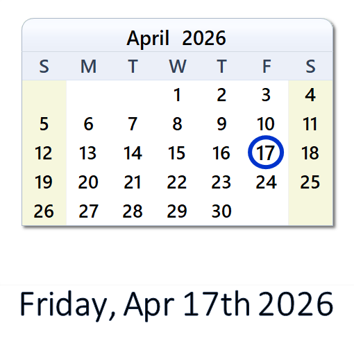 April 17, 2026: History, News, Top X Posts & Day Info