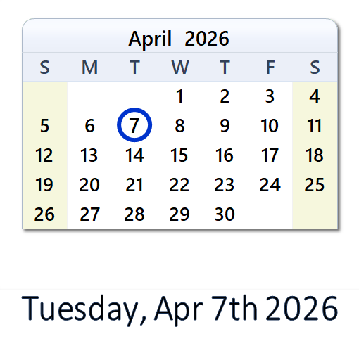 April 7, 2026: History, News, Top X Posts & Day Info