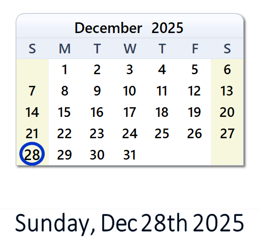 December 28, 2025: History, News, Top X Posts & Day Info