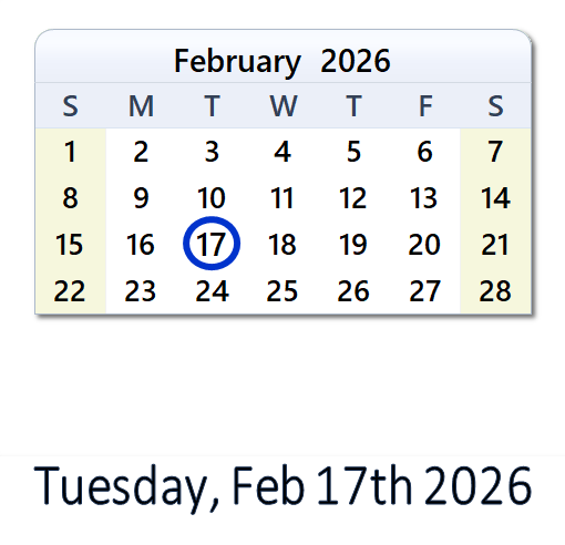 February 17, 2026: History, News, Top X Posts & Day Info - CA