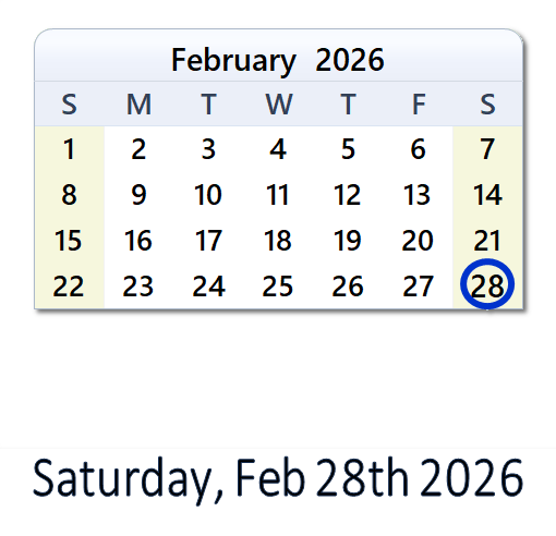 February 28, 2026: History, News, Top X Posts & Day Info - CA