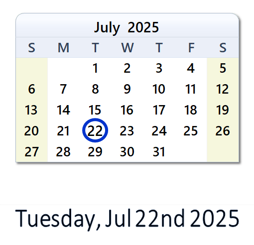 July 22, 2025: History, News, Top X Posts & Day Info