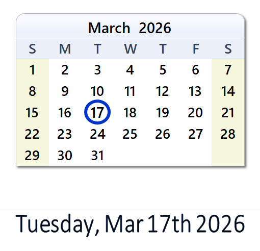 March 17, 2026: History, News, Top X Posts & Day Info
