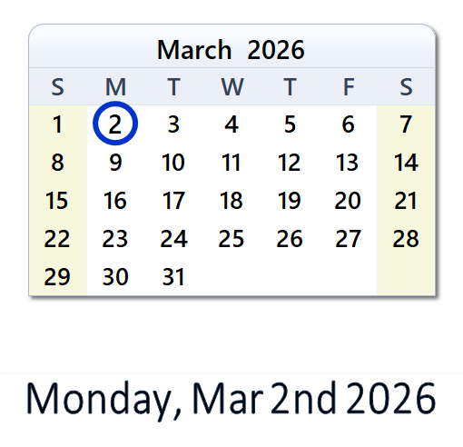 March 2, 2026: History, News, Top Tweets, Social Media & Day Info - CA