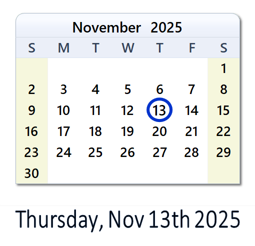 November 13, 2025: History, News, Top Tweets, Social Media & Day Info