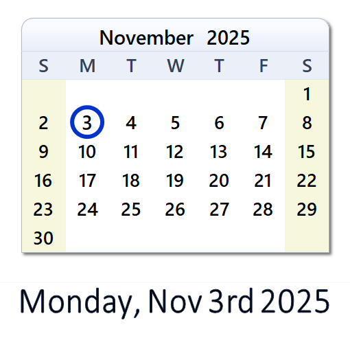 November 3, 2025: History, News, Top X Posts & Day Info