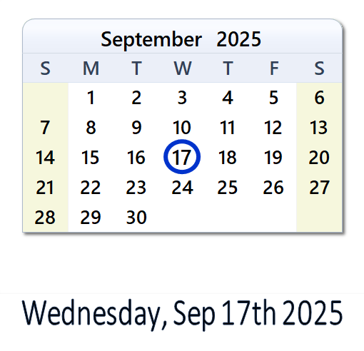September 17, 2025: History, News, Top X Posts & Day Info